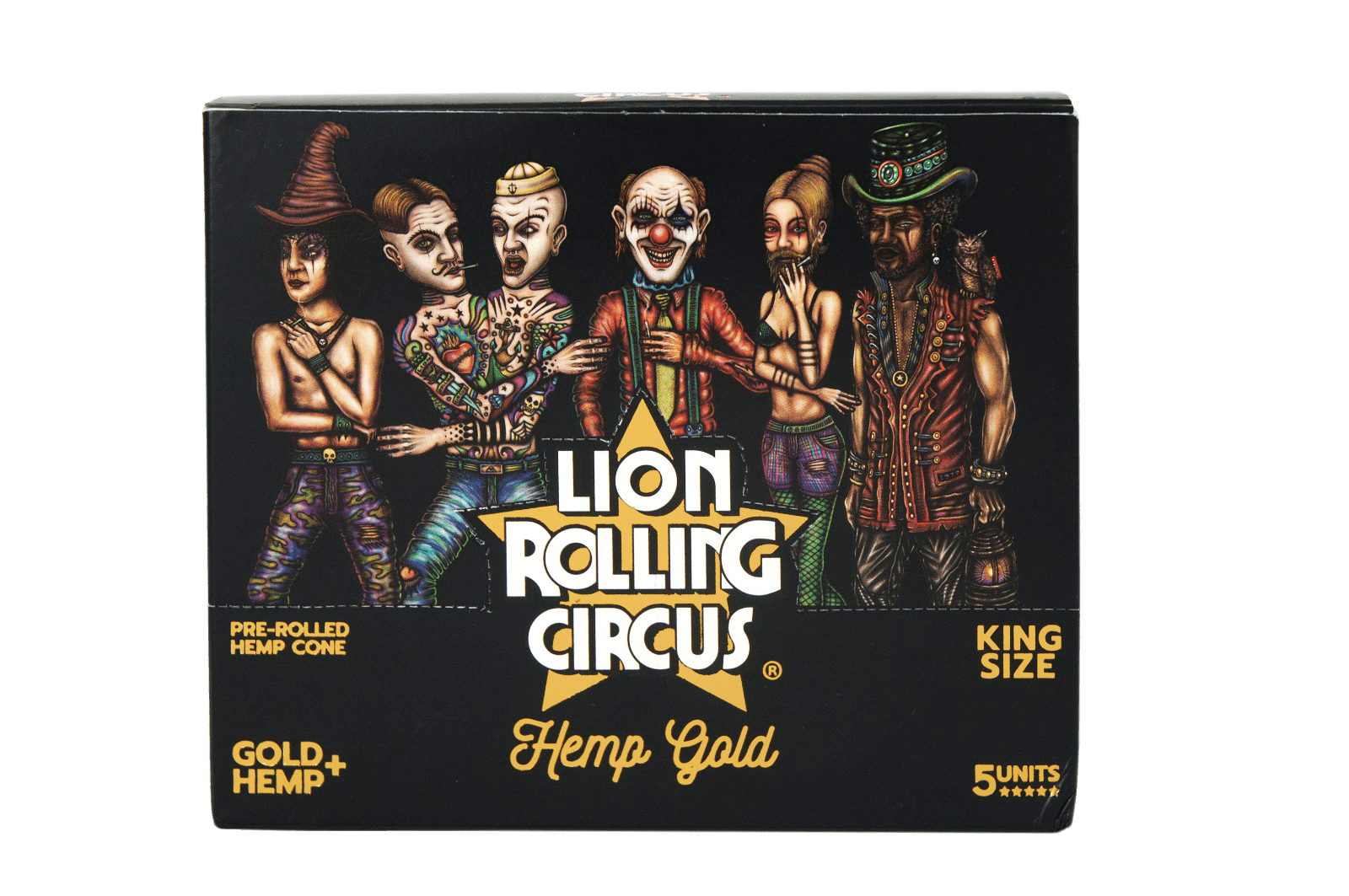 Hemp Wrap Ouro Lion Rolling Circus